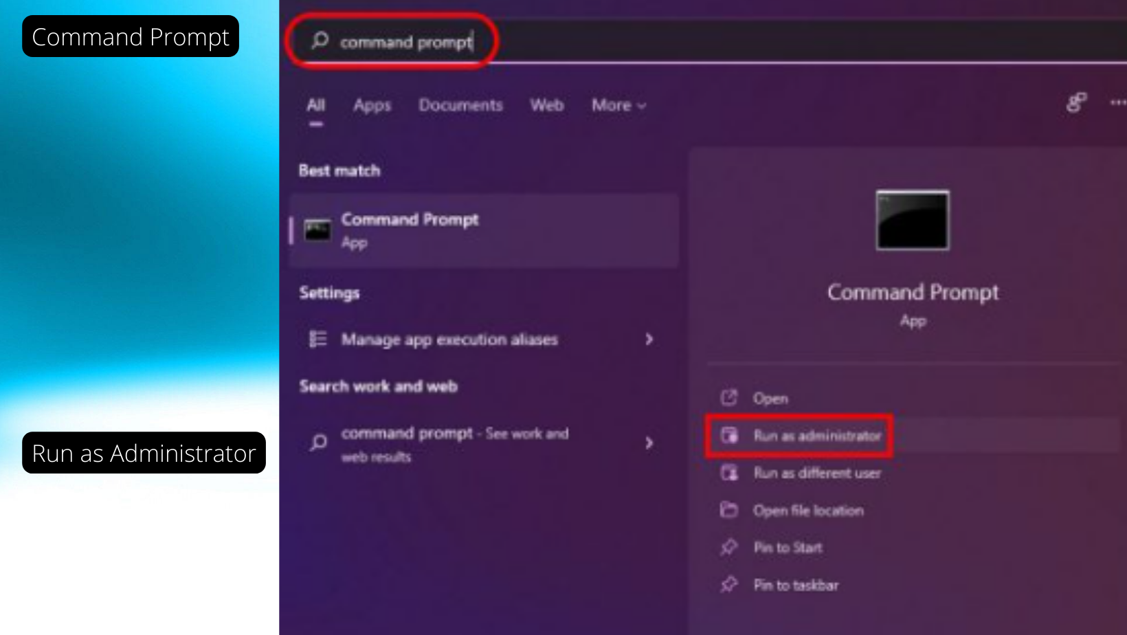 Open The Windows 11 Command Prompt - Gogorapid